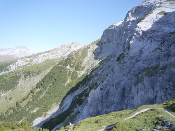 Alp Mora Trin: Aktuelle Verhältnisse vom 21.08.2011 auf der Route: Trin ...