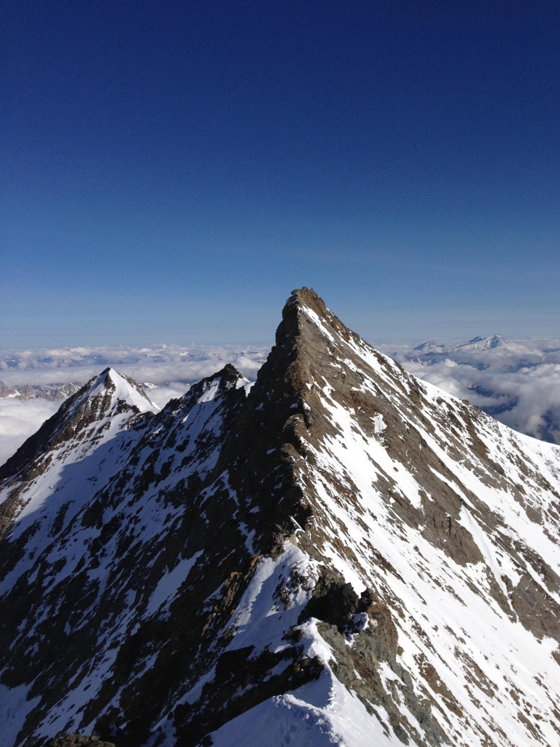 Lenzspitze mit Nadelgrat (4294m) (4294m): Aktuelle Verhältnisse vom 26. ...