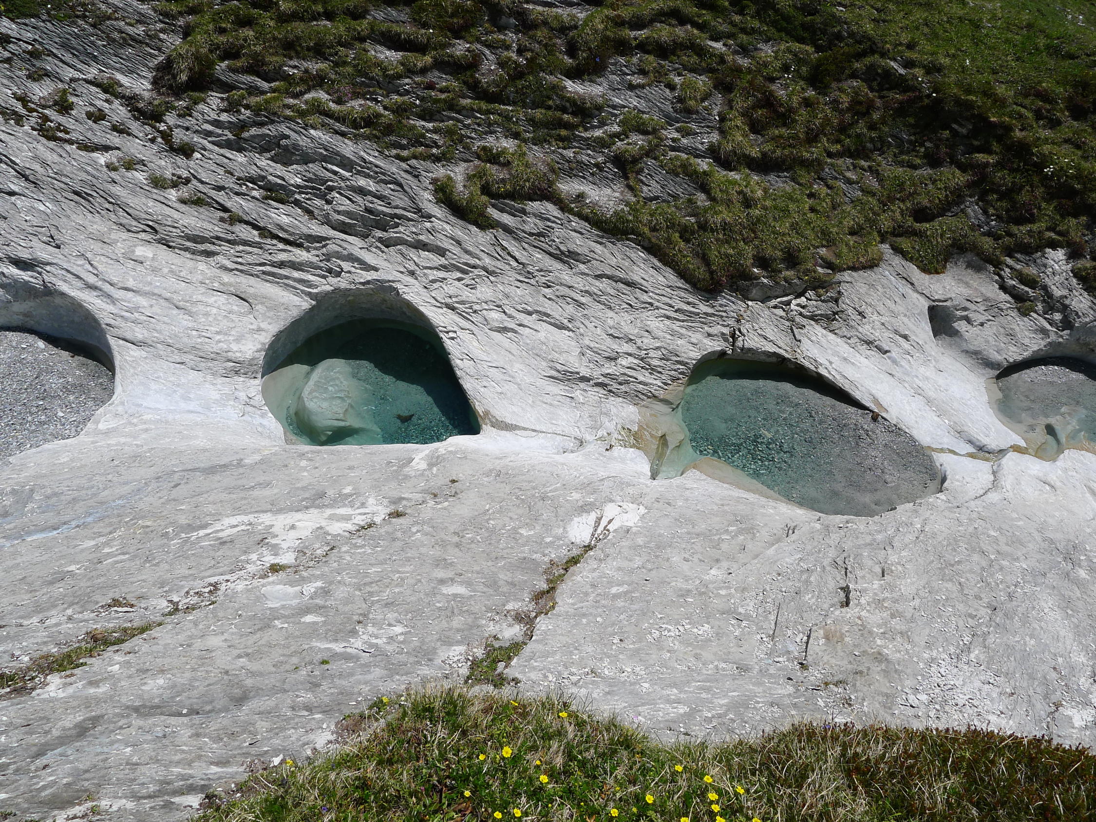 Alp Mora, Gletschermühlen (2100m) (2100m): Aktuelle Verhältnisse vom 08 ...
