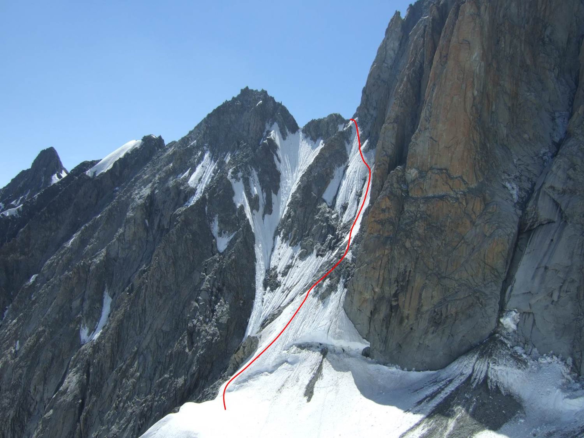 Mont Blanc (4808m): Aktuelle Verhältnisse vom 15.07.2015 auf der Route ...