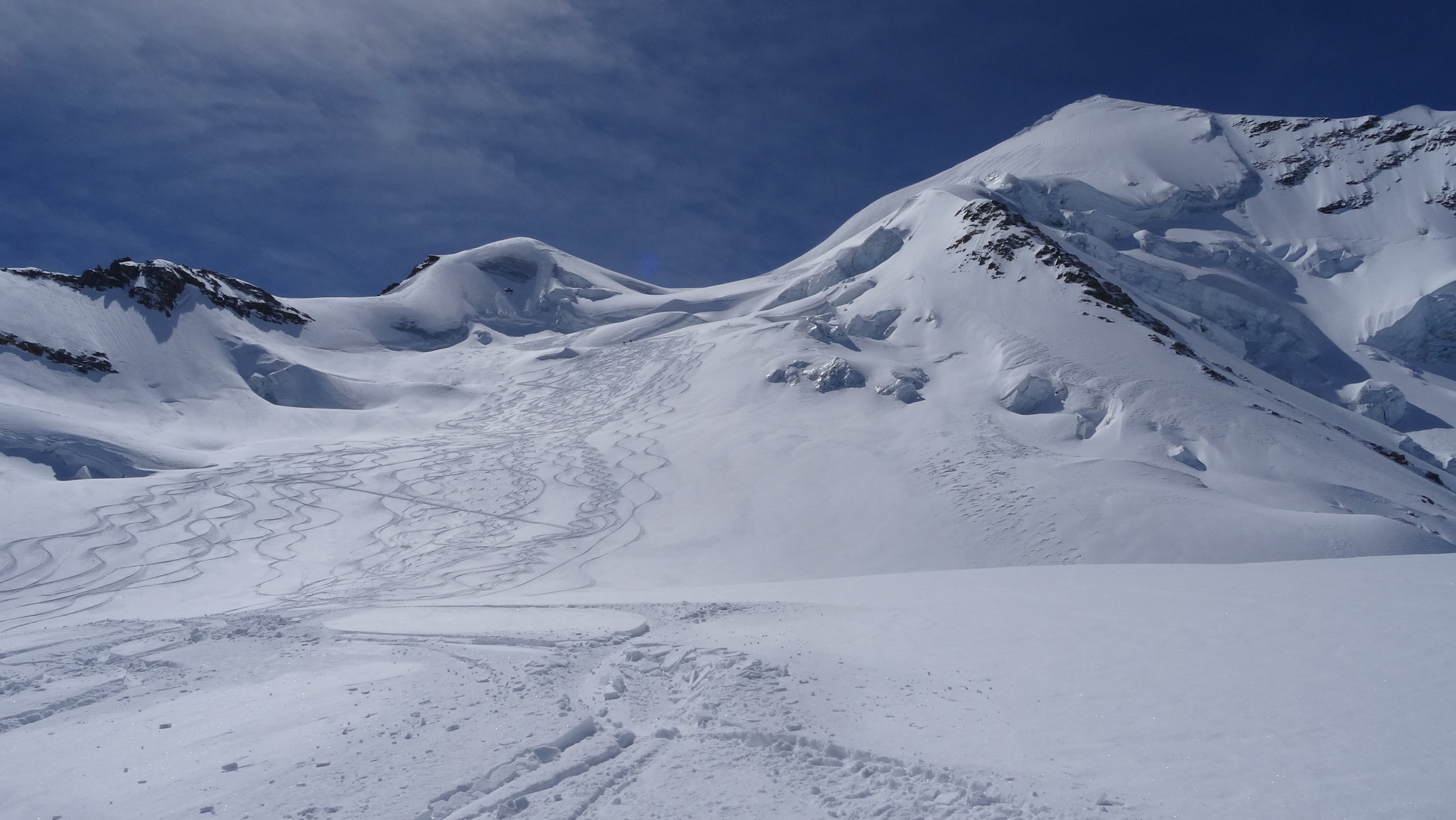 Piz Palü (3899m): Aktuelle Verhältnisse vom 21.04.2016 auf der Route ...