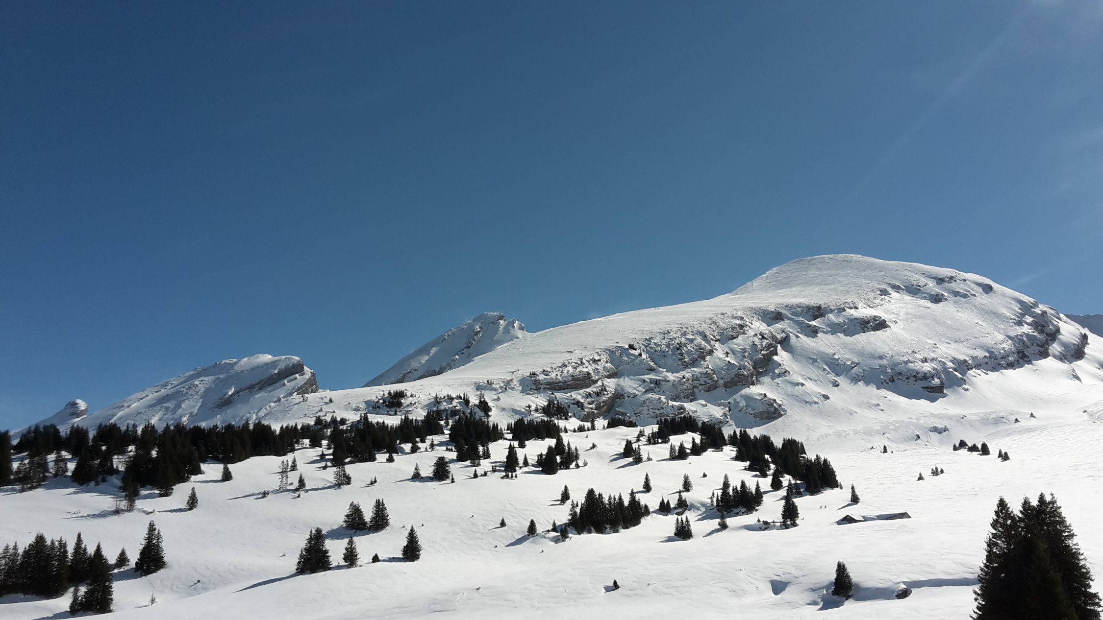 Selun (2205m): Aktuelle Verhältnisse vom 04.03.2018 auf der Route ...