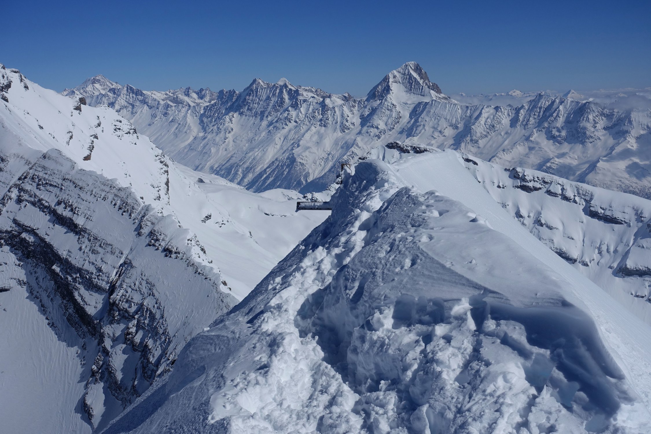 Rinderhorn (3448m) (3448m): Aktuelle Verhältnisse vom 24.03.2018 auf ...