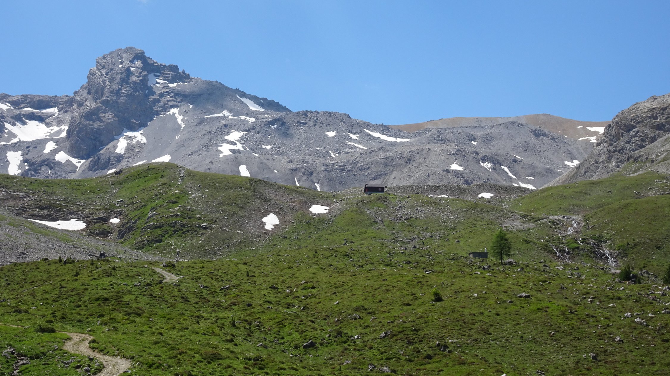Pass d`Ela (2724m): Aktuelle Verhältnisse vom 02.07.2018 auf der Route ...