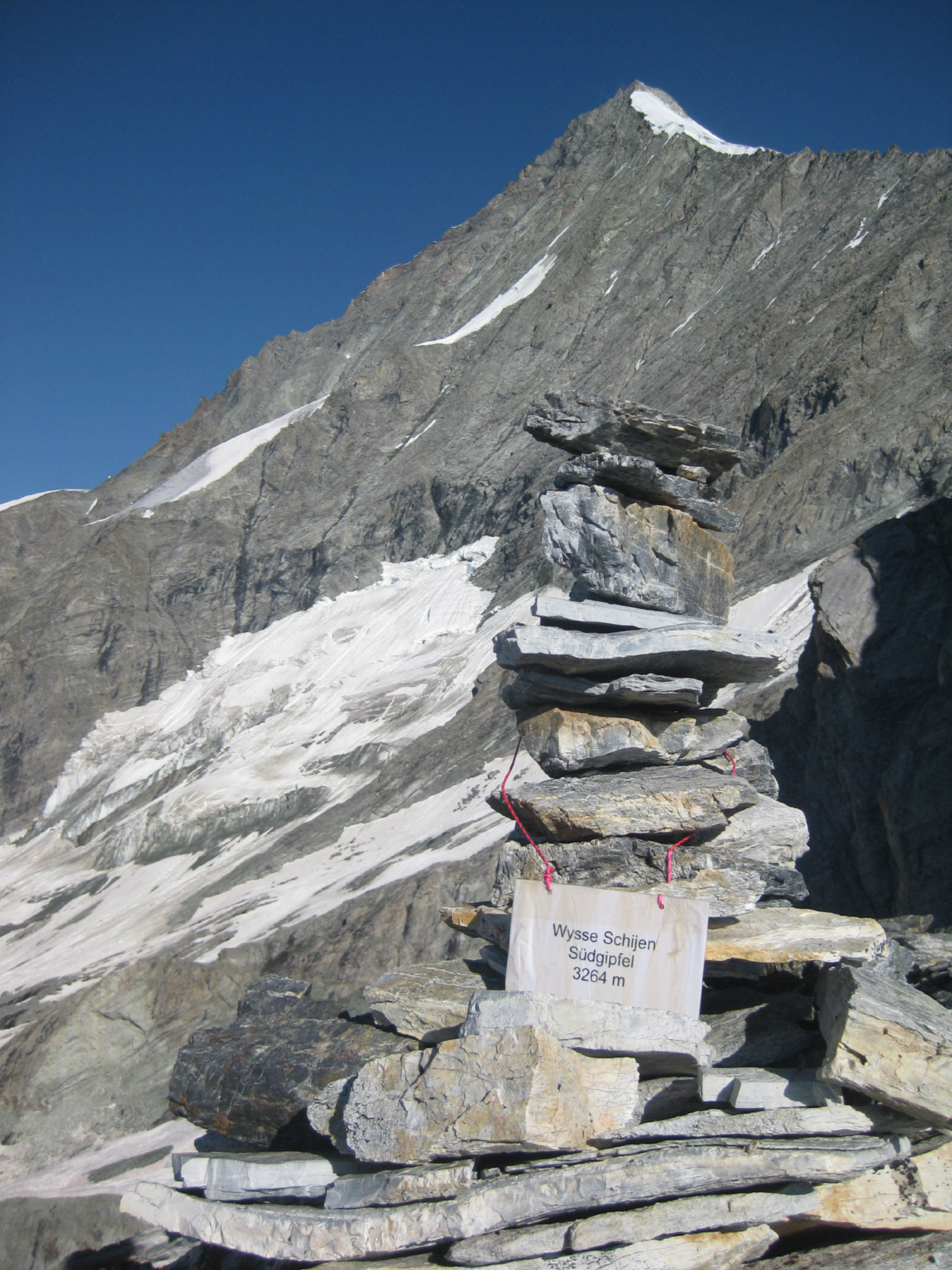 Wisse Schijen (3368m) (3368m): Aktuelle Verhältnisse vom 03.08.2018 auf ...