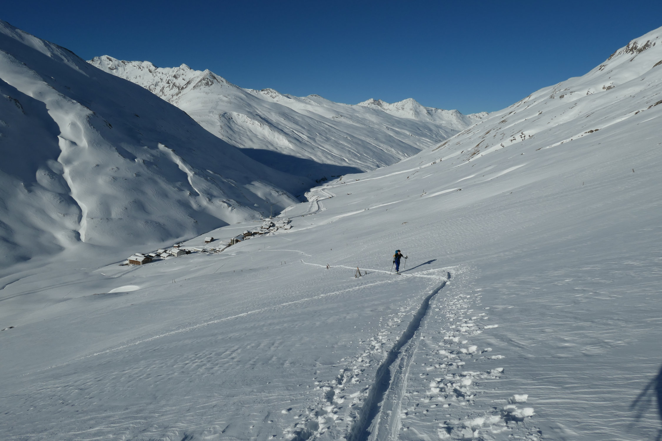 Piz Surparé (3078m): Aktuelle Verhältnisse vom 07.02.2020 auf der Route ...