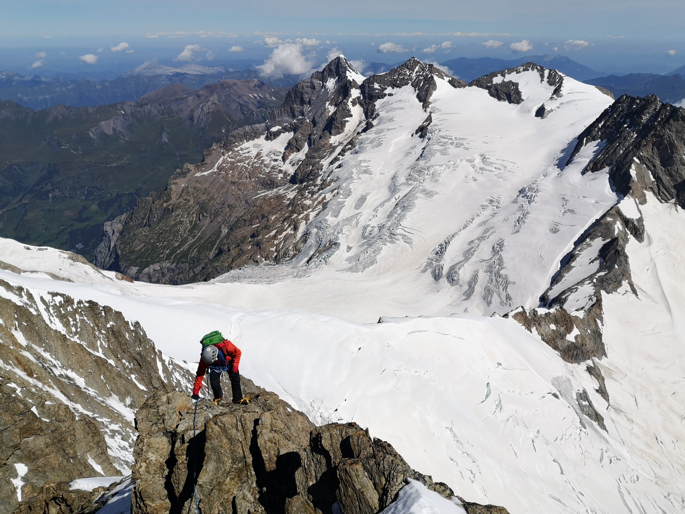 Schreckhorn - Lauteraarhorn : Aktuelle Verhältnisse vom 20.07.2020 auf ...