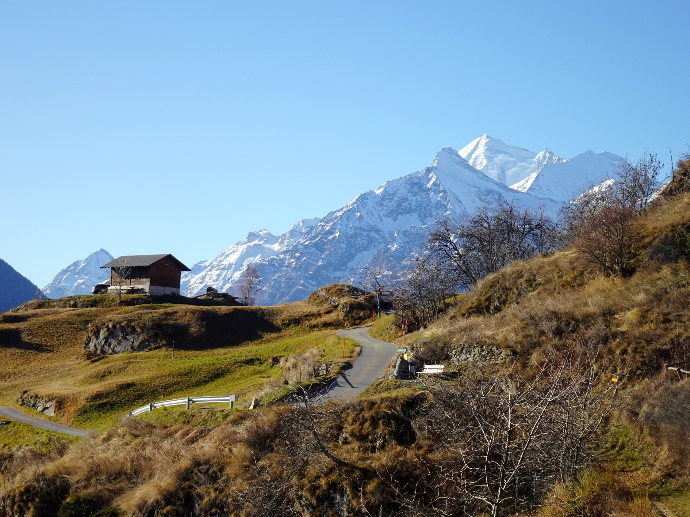 Zeneggen, Gstei: Aktuelle Verhältnisse vom 24.11.2020 auf der Route ...