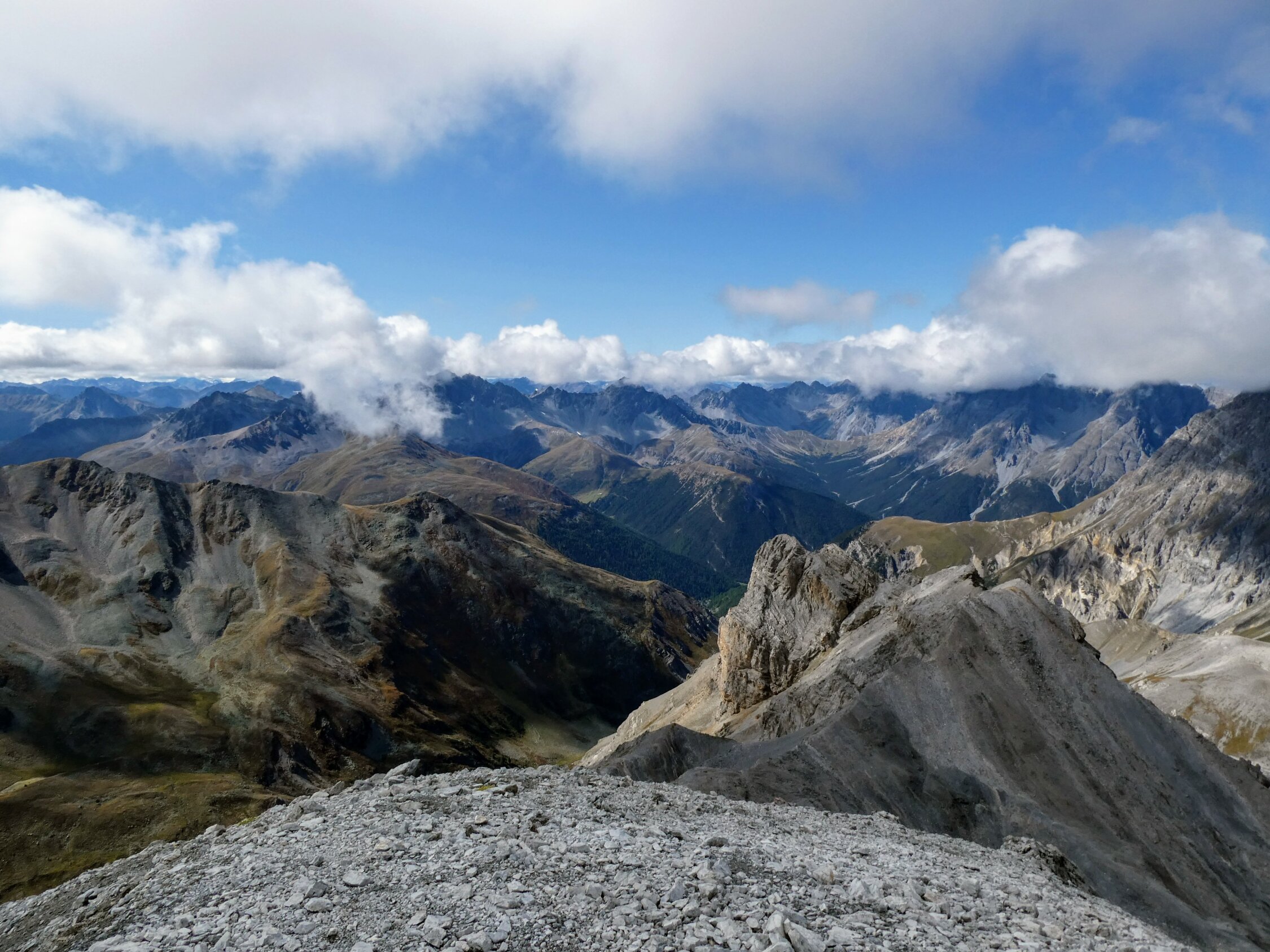 Piz d\'Immez (3030m), Piz Cristanas (3091m), Piz Rims (3067m) (3091m ...