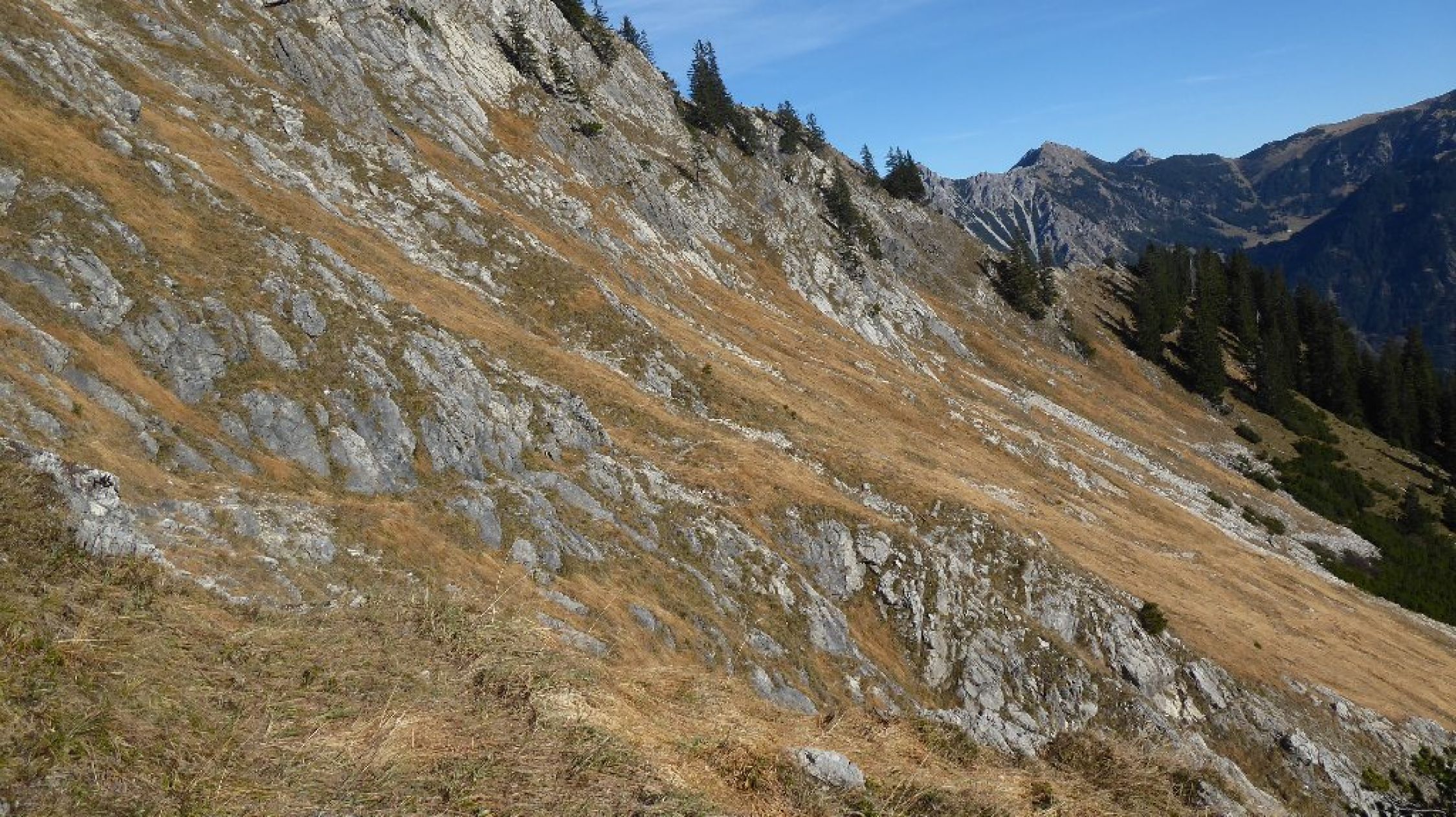 Rotspitze: Aktuelle Verhältnisse vom 15.11.2022 auf der Route: Zuerst ...