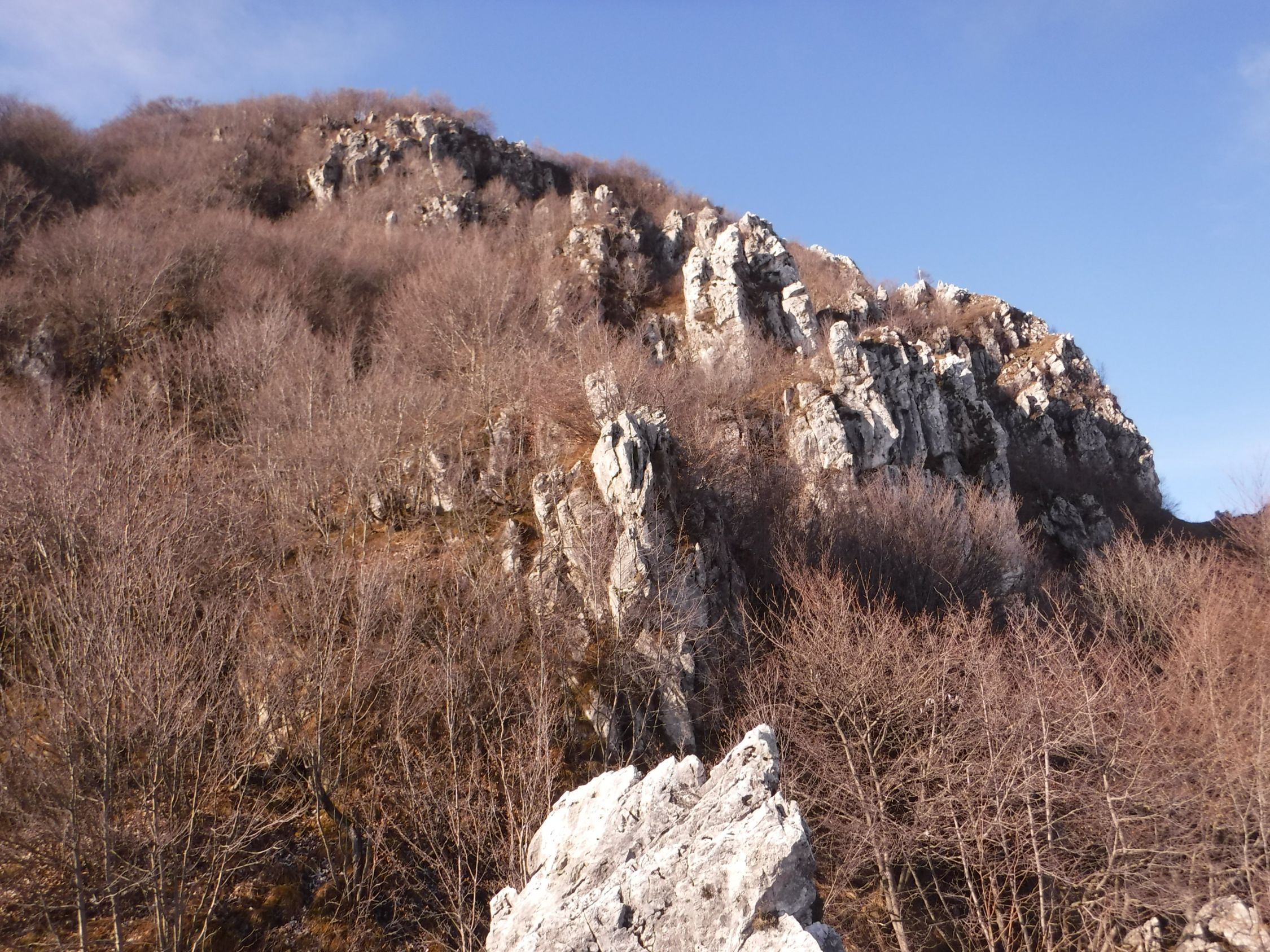 Monte Ocone (1355m): Aktuelle Verhältnisse vom 04.01.2023 auf der Route ...