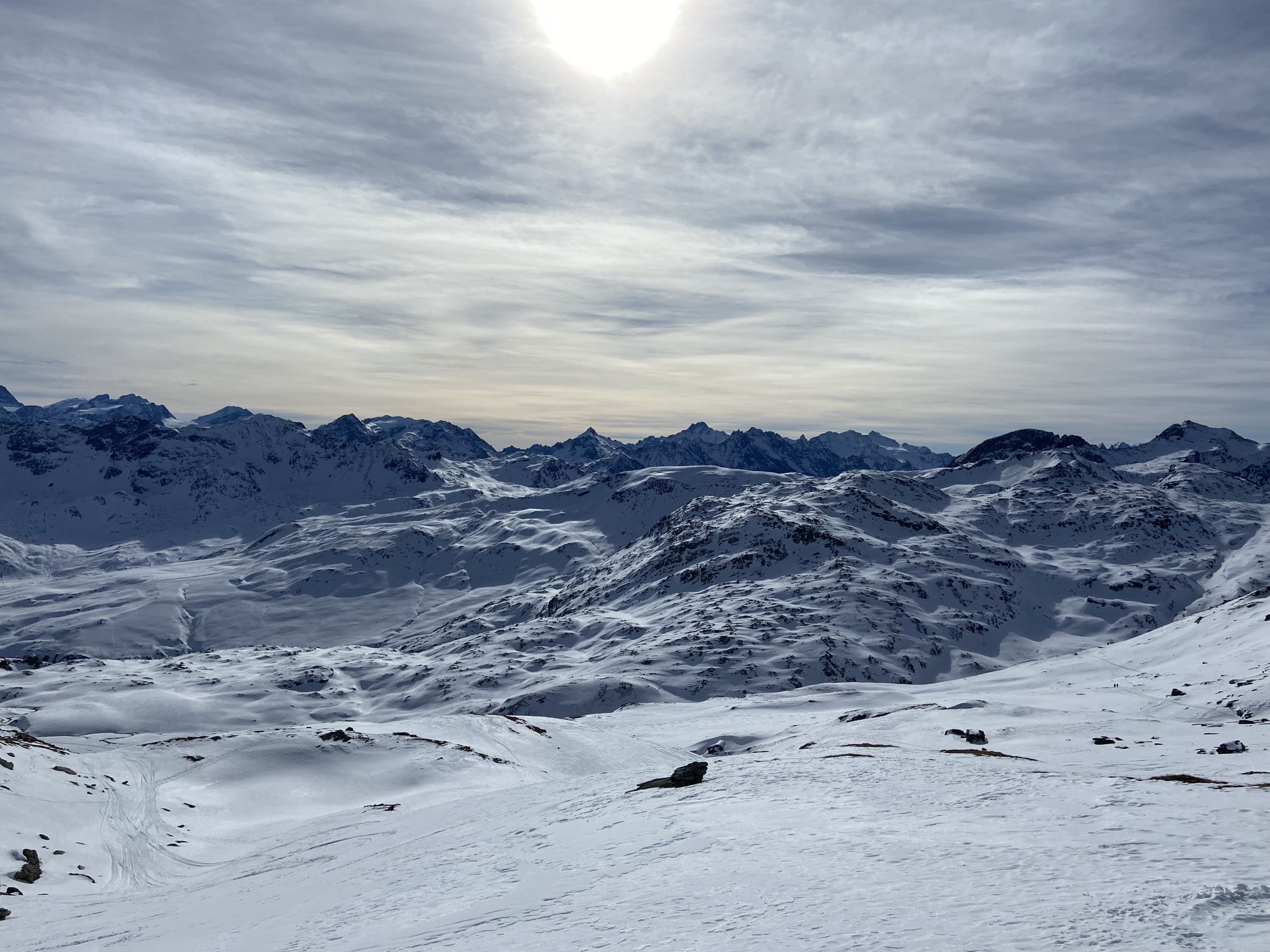 Piz Surparé (3078m): Aktuelle Verhältnisse vom 18.02.2023 auf der Route ...