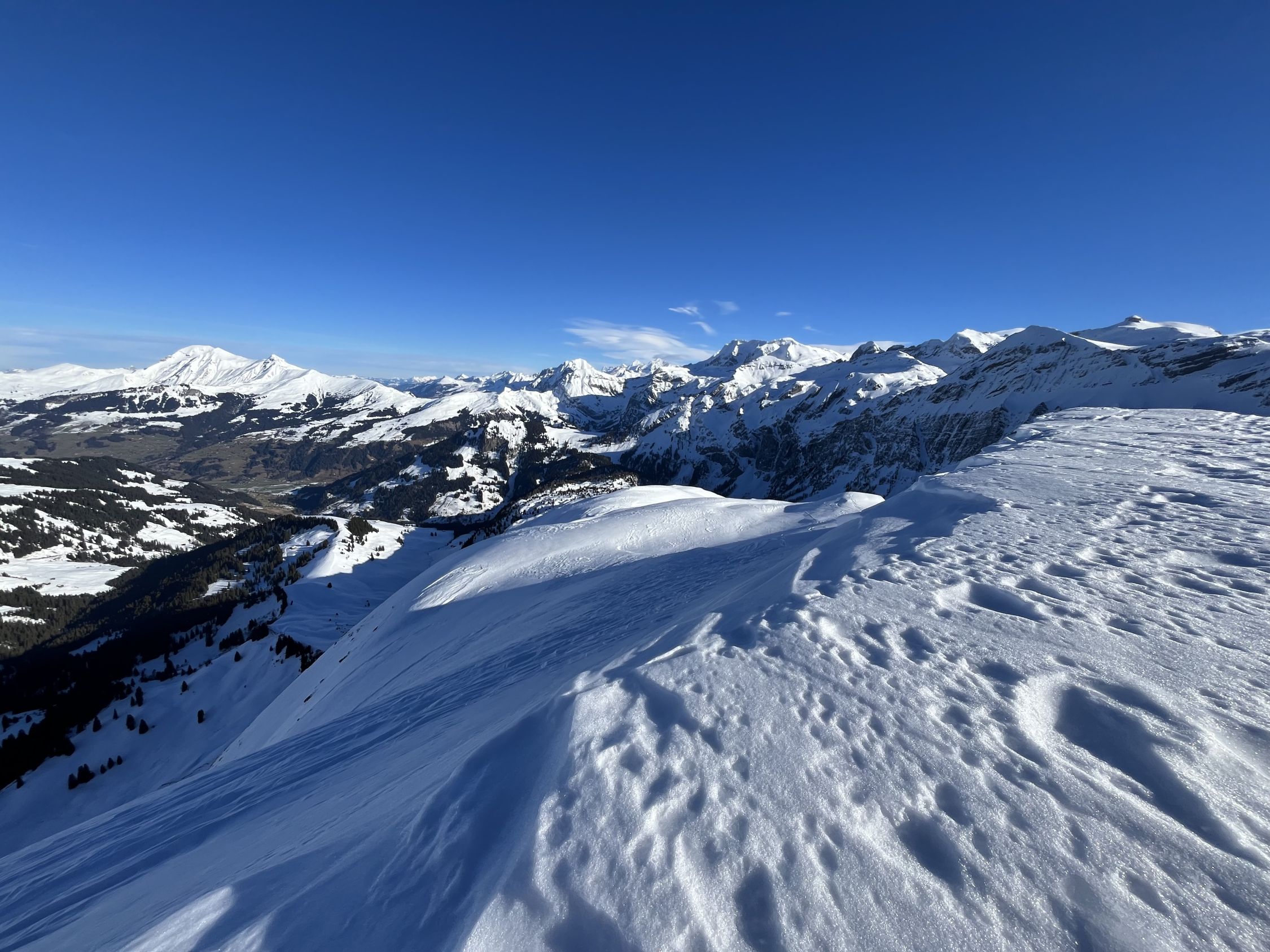 Iffighore (2378m): Aktuelle Verhältnisse vom 25.12.2023 auf der Route ...