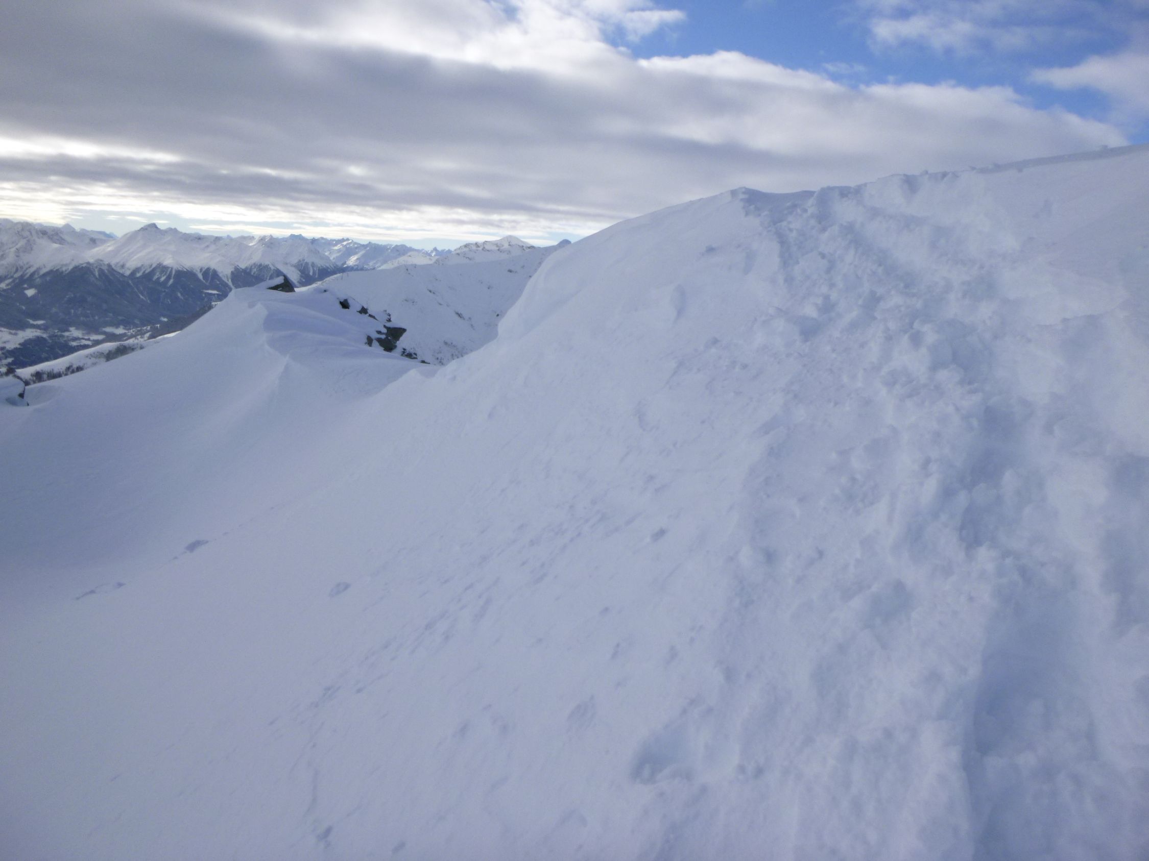 Piz Arina (2828m): Aktuelle Verhältnisse vom 16.12.2023 auf der Route ...