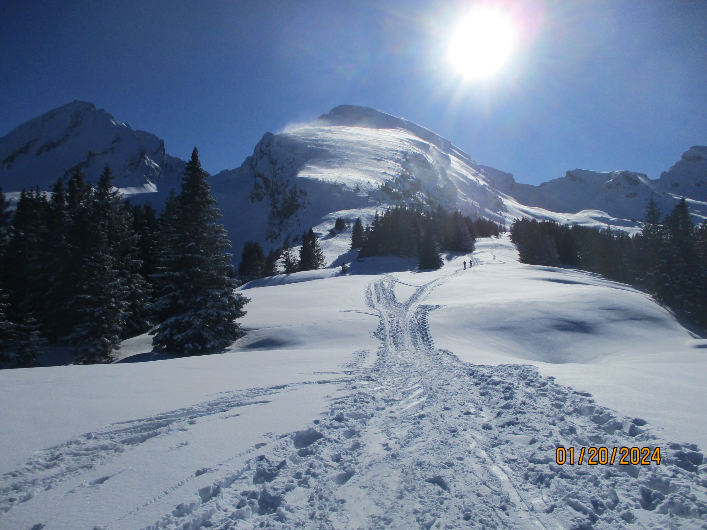 Selun (2205m): Aktuelle Verhältnisse vom 20.01.2024 auf der Route ...