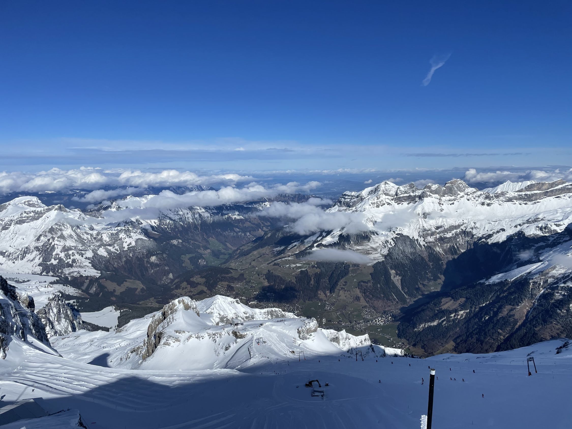 Titlis (3238m): Aktuelle Verhältnisse vom 24.02.2024 auf der Route: Ab ...