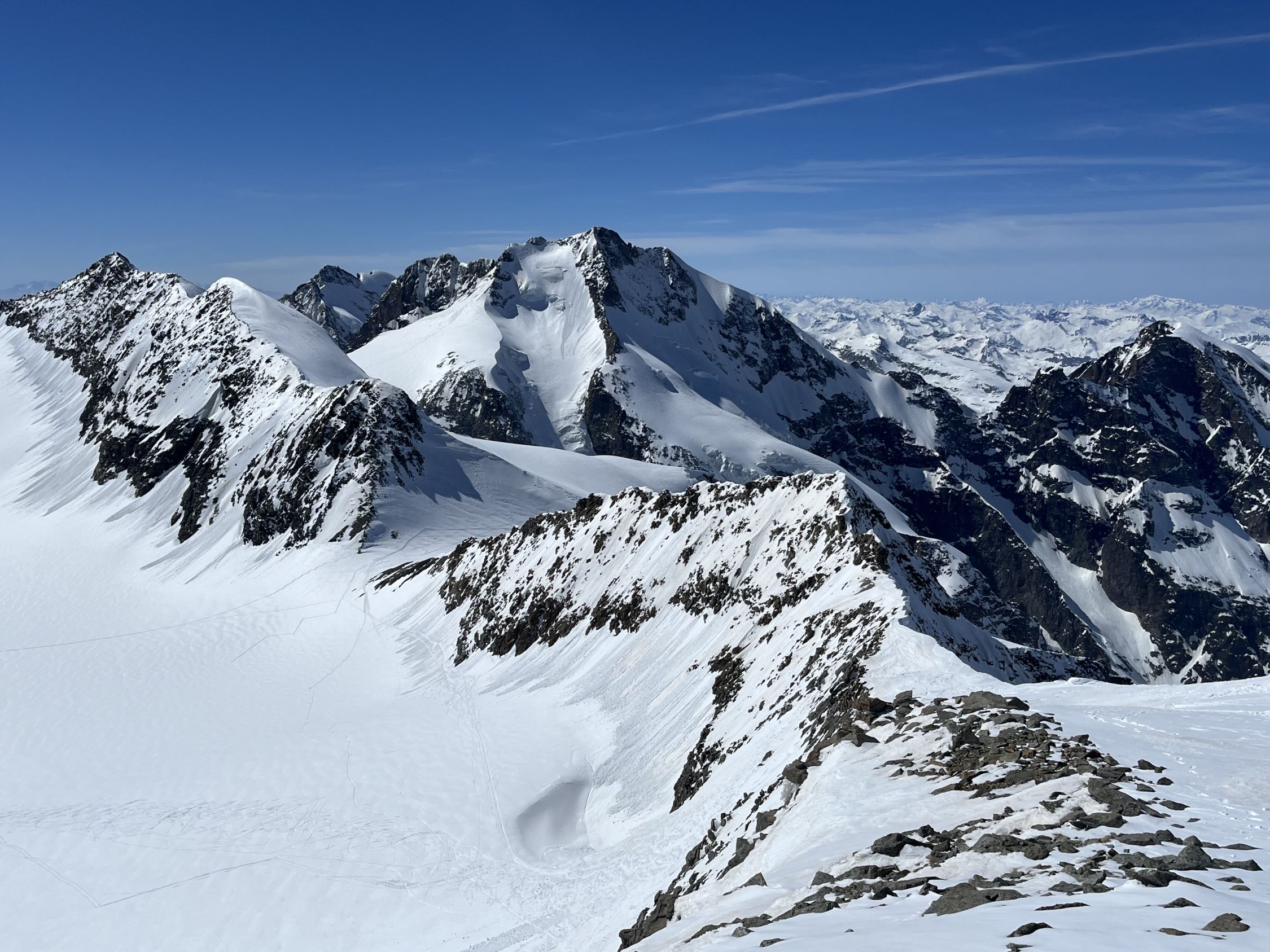 Piz Palü (3899m): Aktuelle Verhältnisse vom 12.04.2024 auf der Route ...